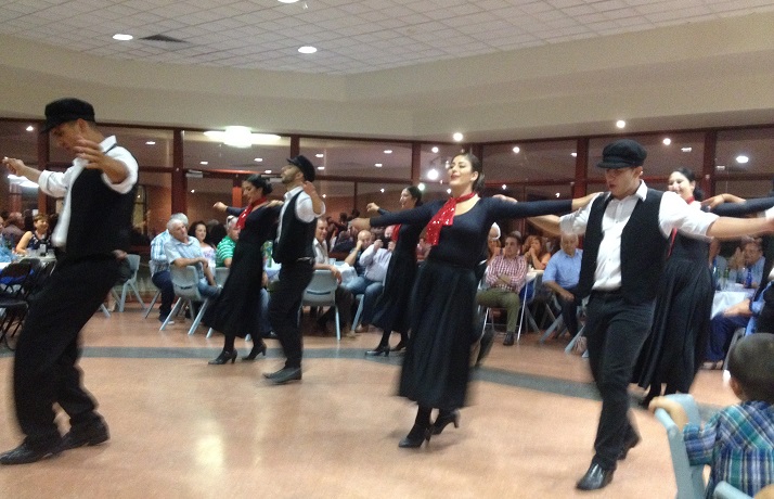 Arthur stars on the dance floor at Greek Taverna Night