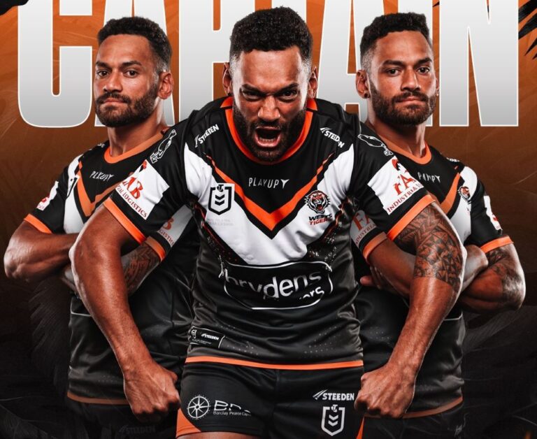 Api Koroisau to captain Wests Tigers in 2023