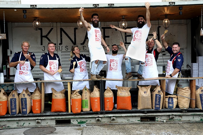 Bearded bakers will be cooking up serious message on fires