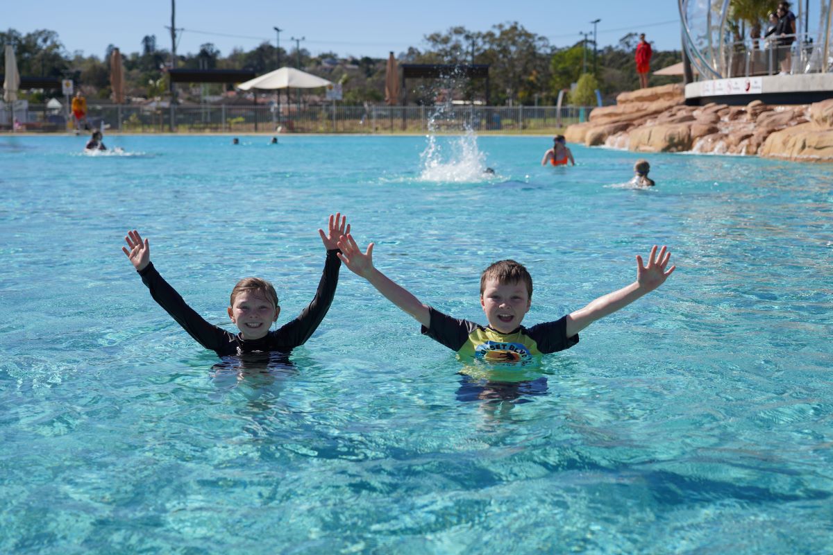 Make a splash in the Billabong seven days a week