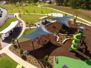 In time for school holidays: new parks in Bingara Gorge