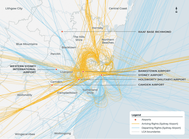 Western Sydney Airport flight path designs to go public next year