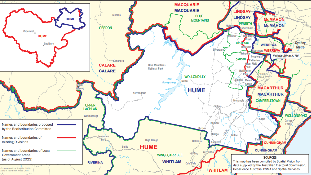 Taylor not happy with proposed electoral redistribution to Hume