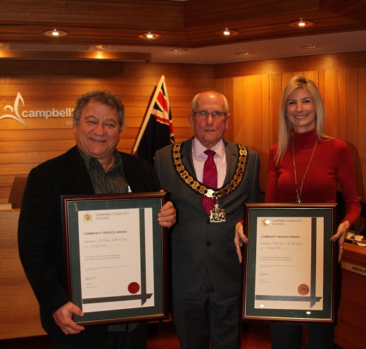 Community service awards for long serving local journalists