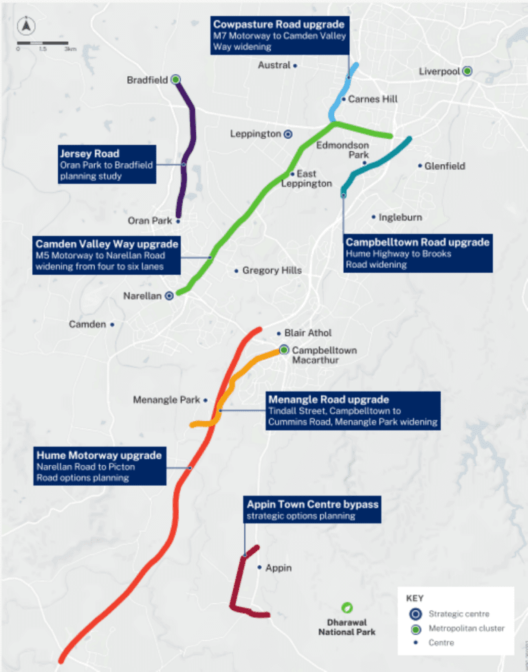 Upgrades to key roads will start with $65m planning program