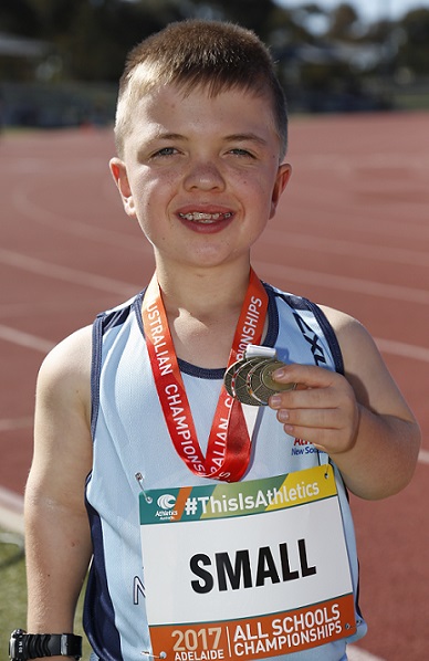 Young Luke shapes up as an 800m champion of he future